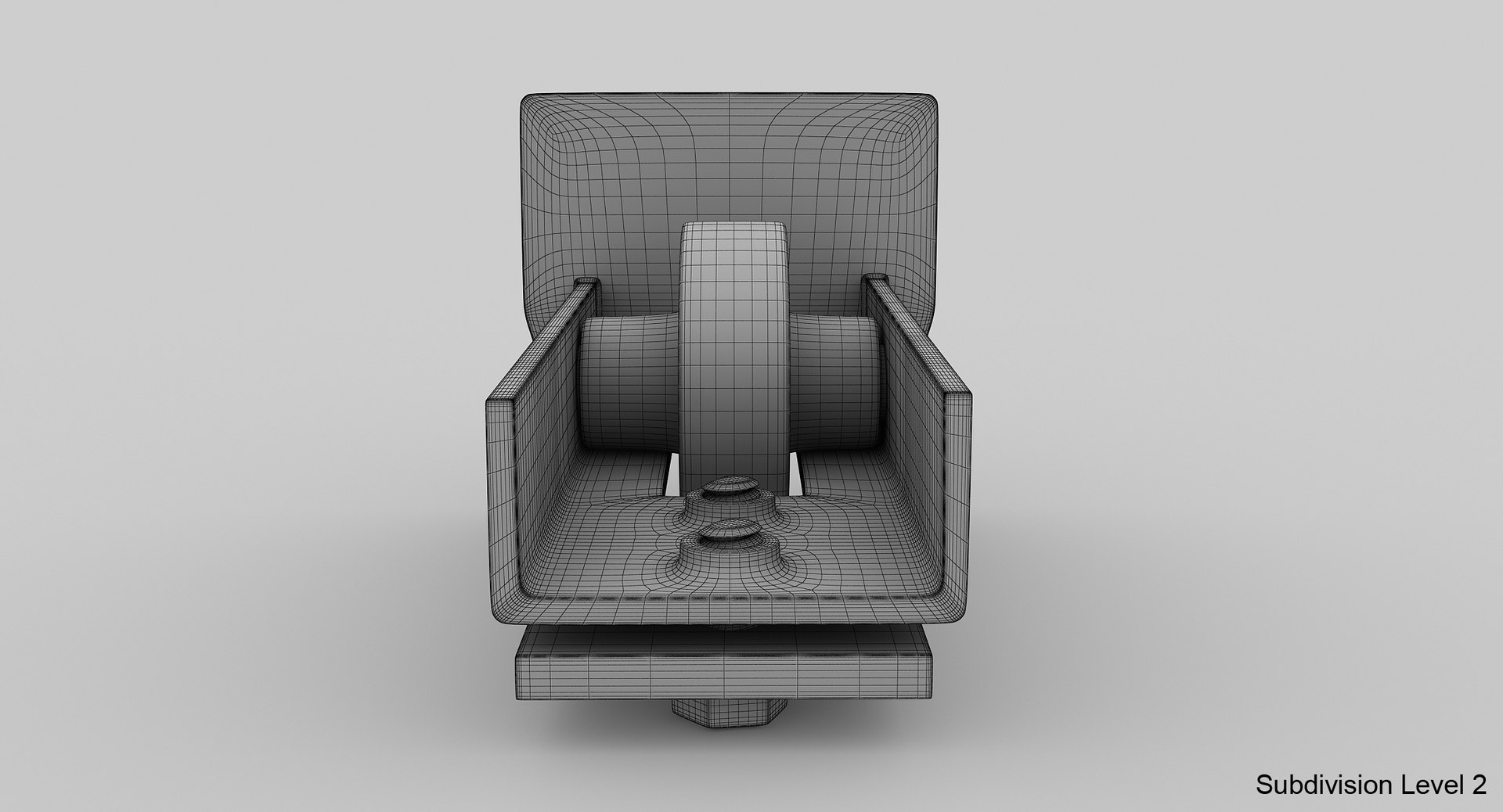 3d Automatic Gates Roller Model
