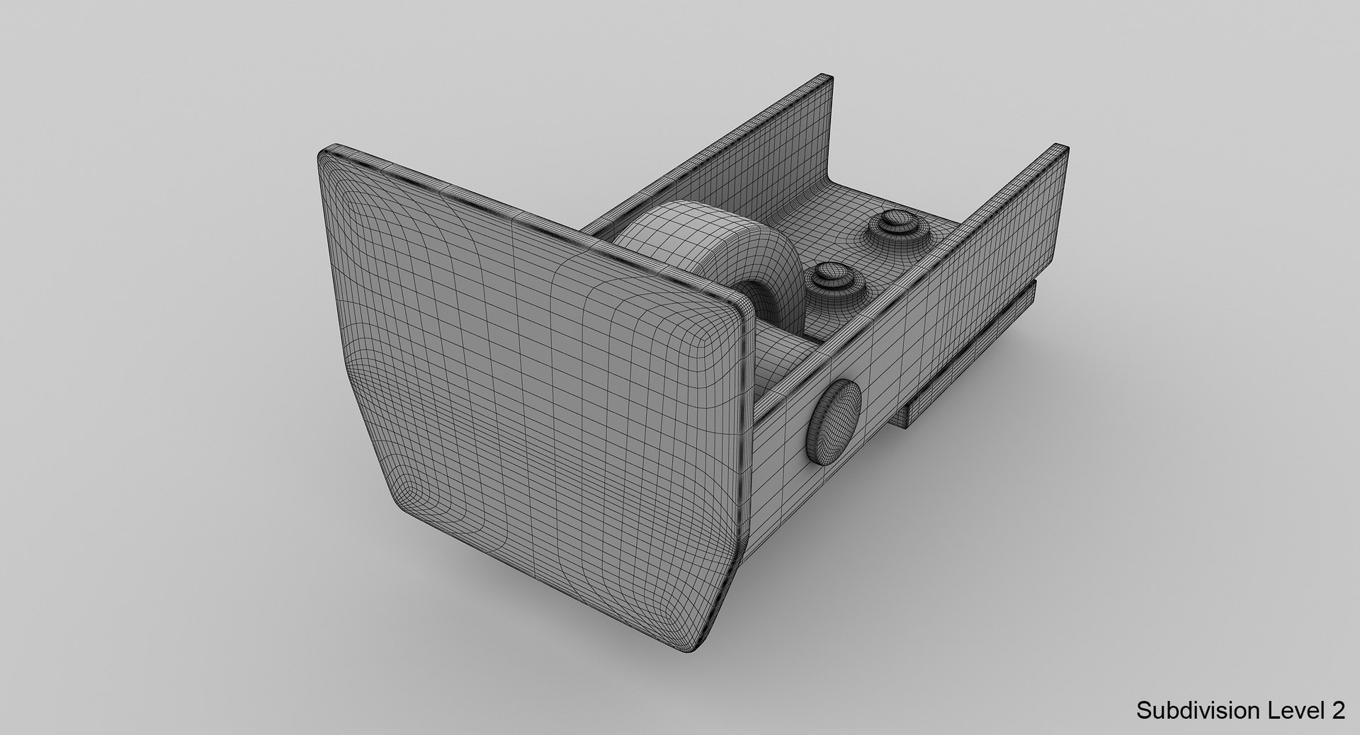 3d Automatic Gates Roller Model
