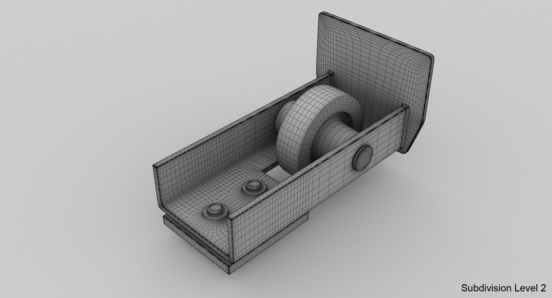 3d Automatic Gates Roller Model