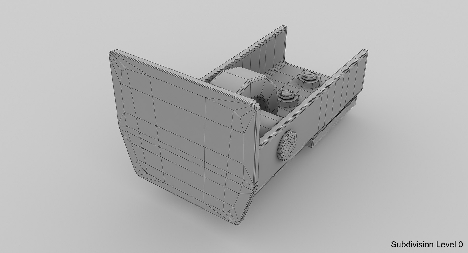 3d Automatic Gates Roller Model
