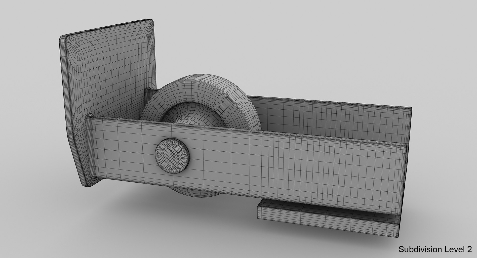 3d Automatic Gates Roller Model