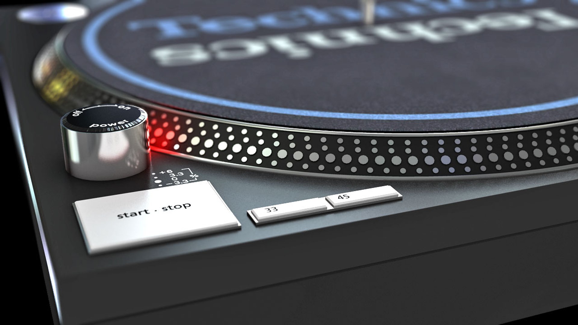 3d Technics Sl 1210 M3d Model