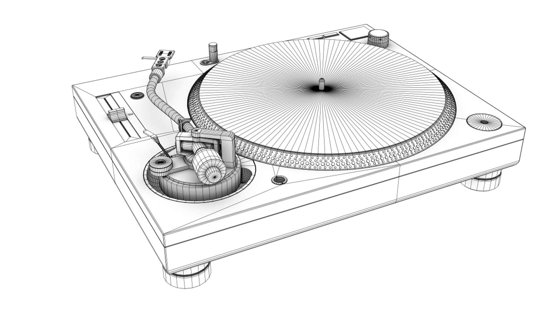 3d Technics Sl 1210 M3d Model