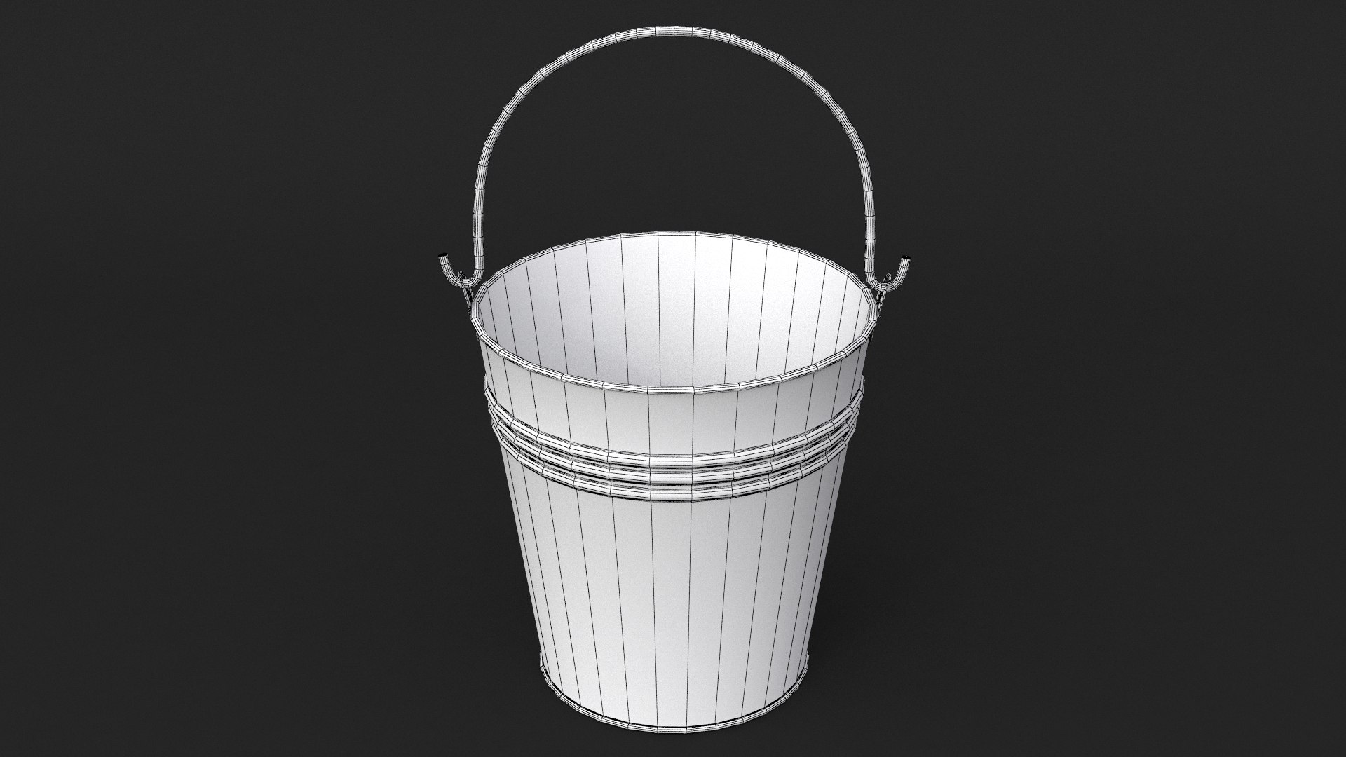 3D Old Metal Bucket HD model - TurboSquid 2174236