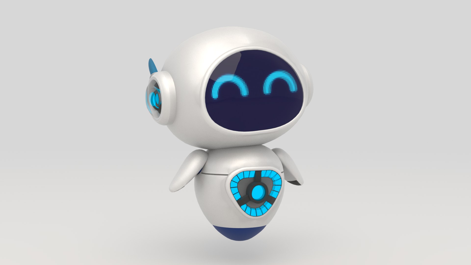 3D Cute Set Of Robots - TurboSquid 1996315