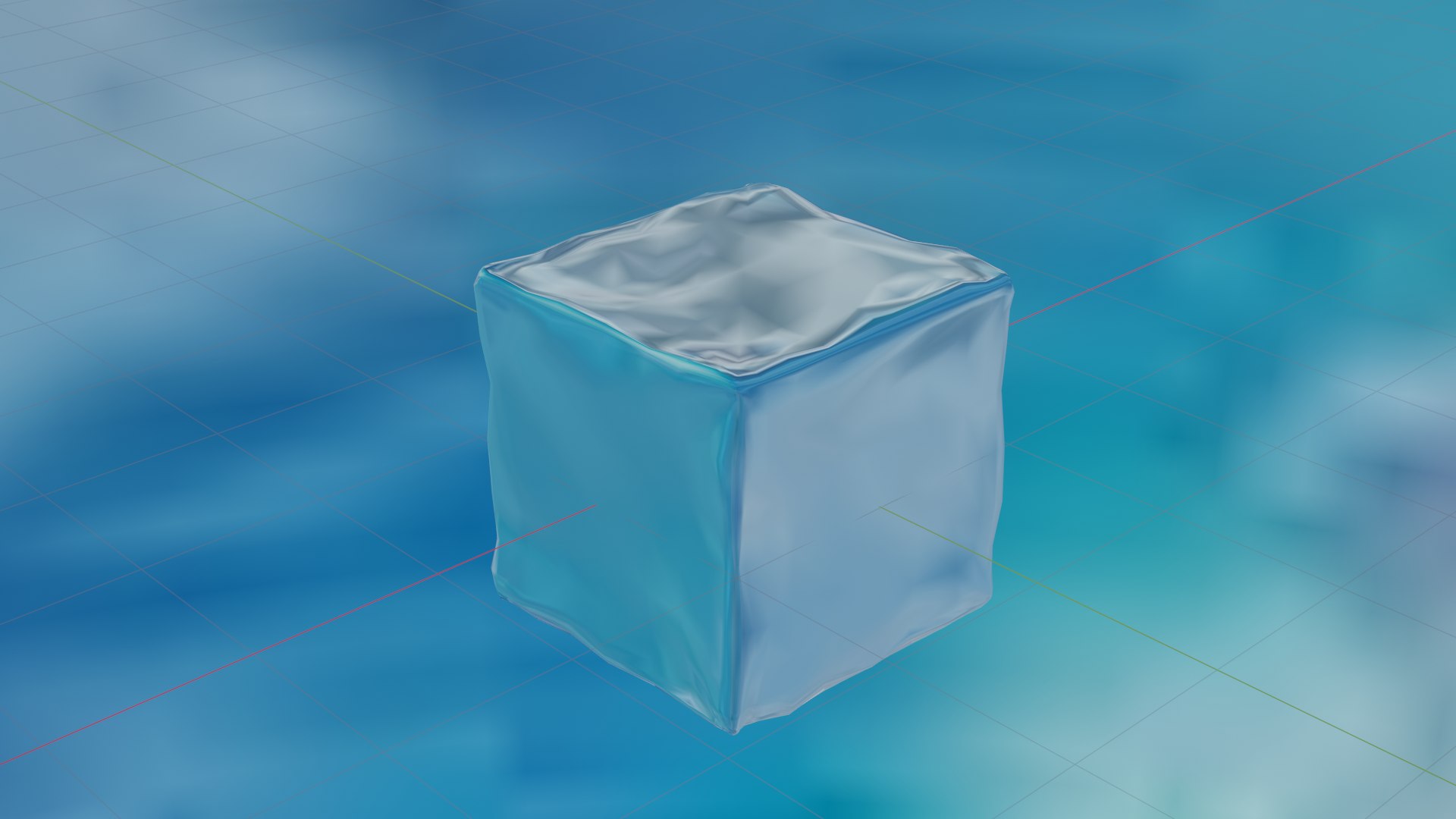 3D Ice Cube Model - TurboSquid 2200475