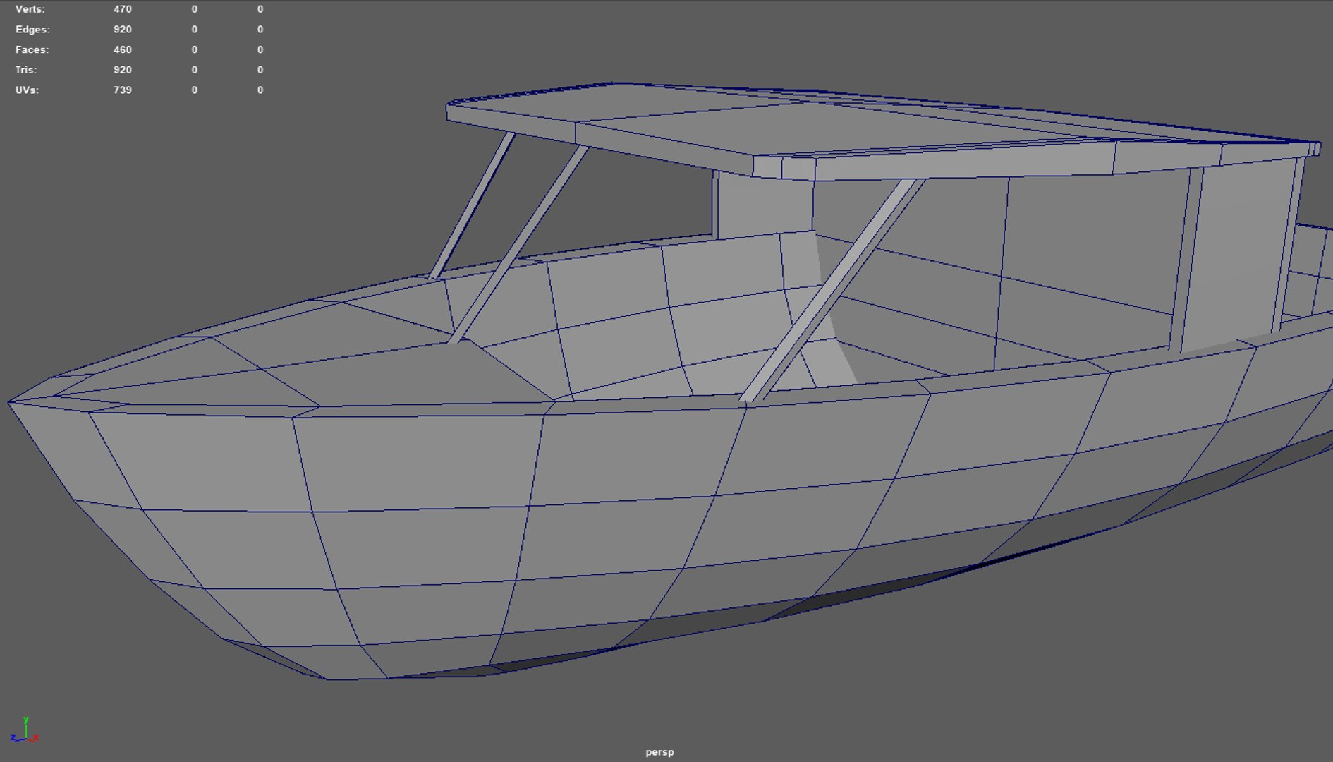 3D Low Poly Boat 06 - TurboSquid 2129803