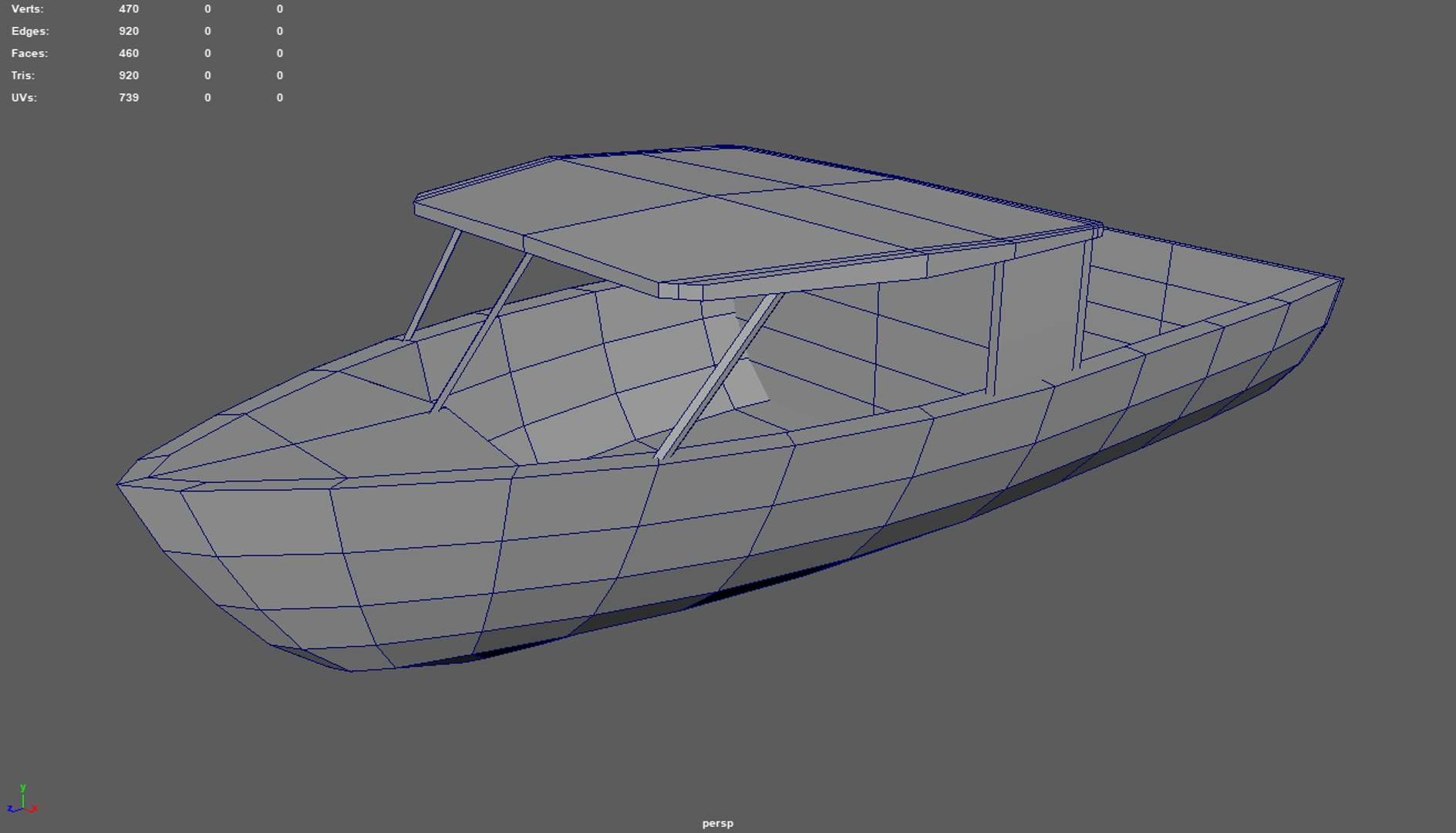 3D Low Poly Boat 06 - TurboSquid 2129803