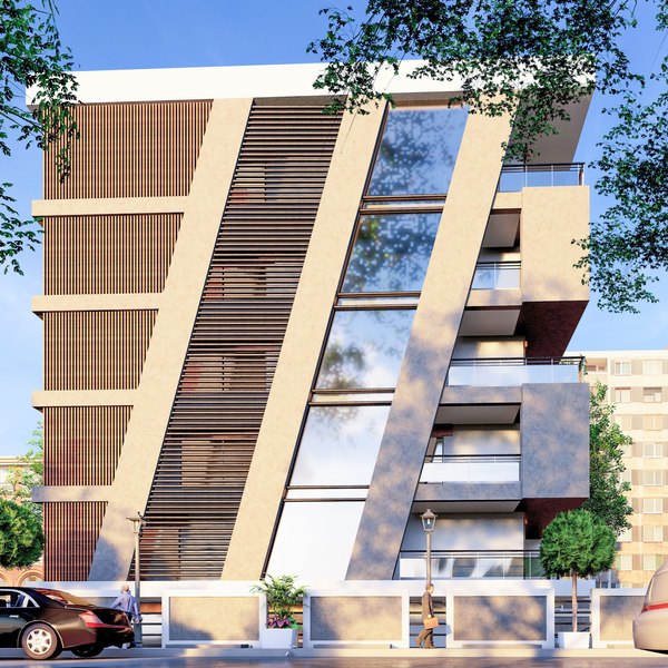 3D modern buildings collection 4 model - TurboSquid 1812034