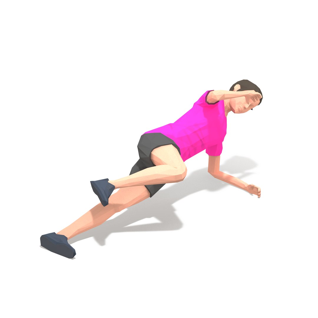 3D Exercise Woman Model - TurboSquid 1706706