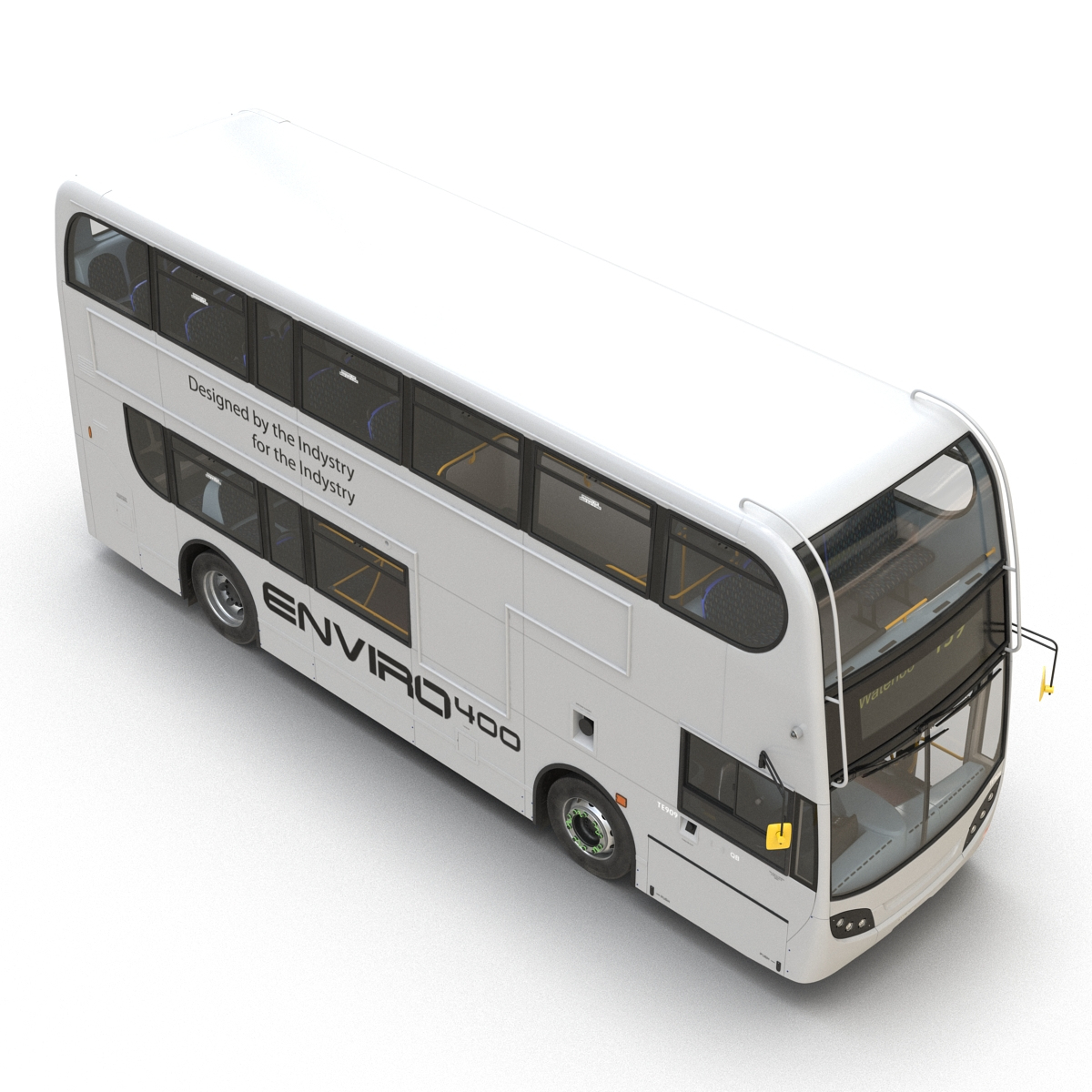 alexander dennis bus enviro400 3d model