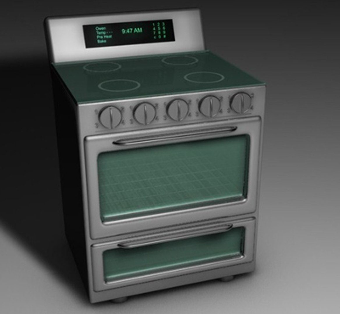 3d Stove Model