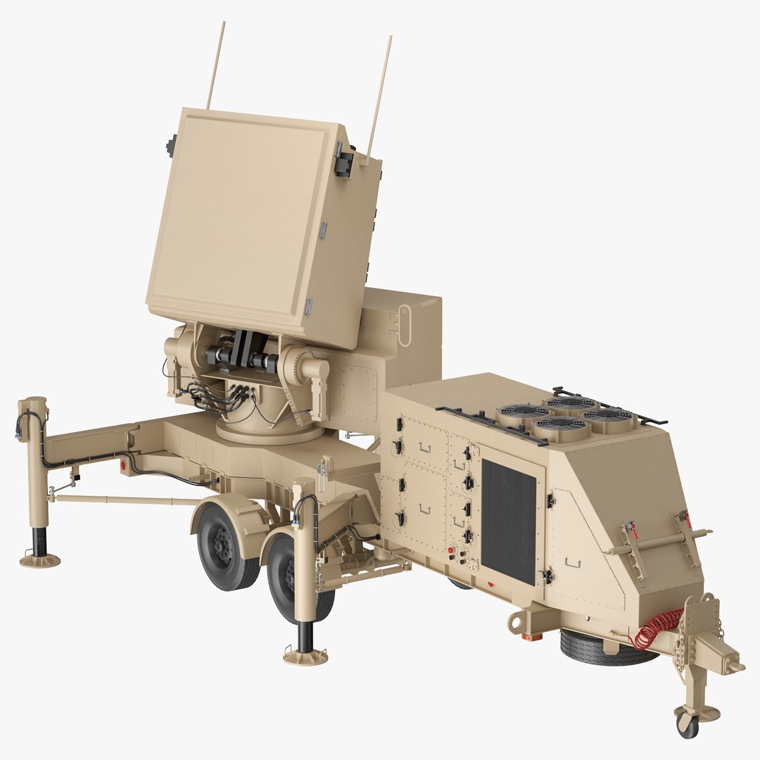 3D Raytheon GhostEye MR - Advanced Medium-range Radar For NASAMS Model - TurboSquid 2089592