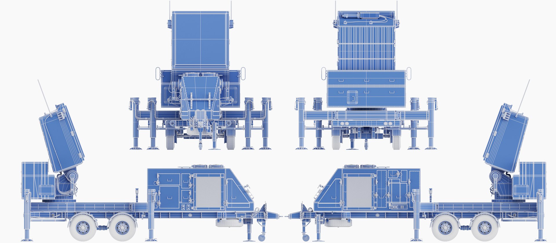 3D Raytheon GhostEye MR - Advanced Medium-range Radar For NASAMS Model ...