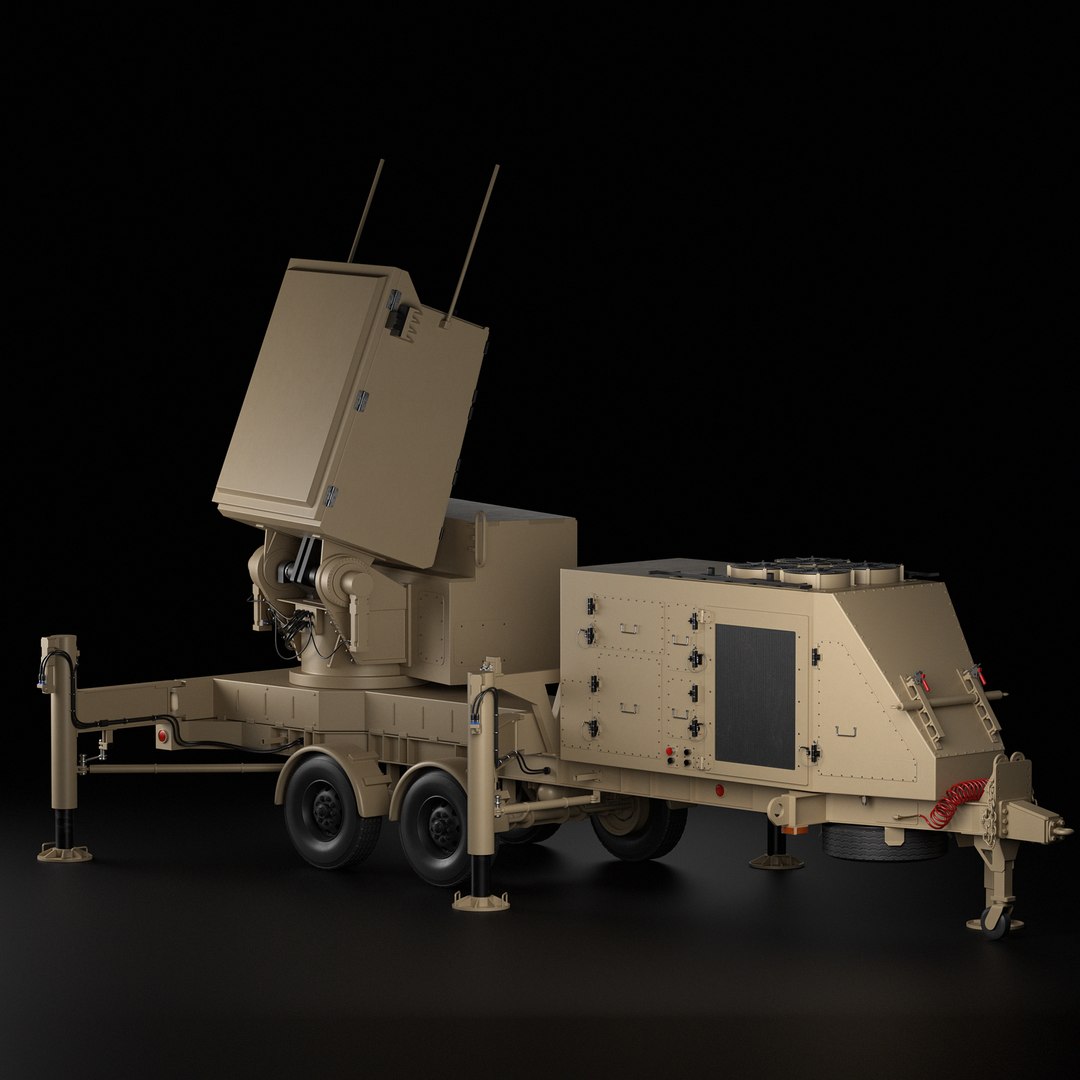3D Raytheon GhostEye MR - Advanced Medium-range Radar For NASAMS Model ...