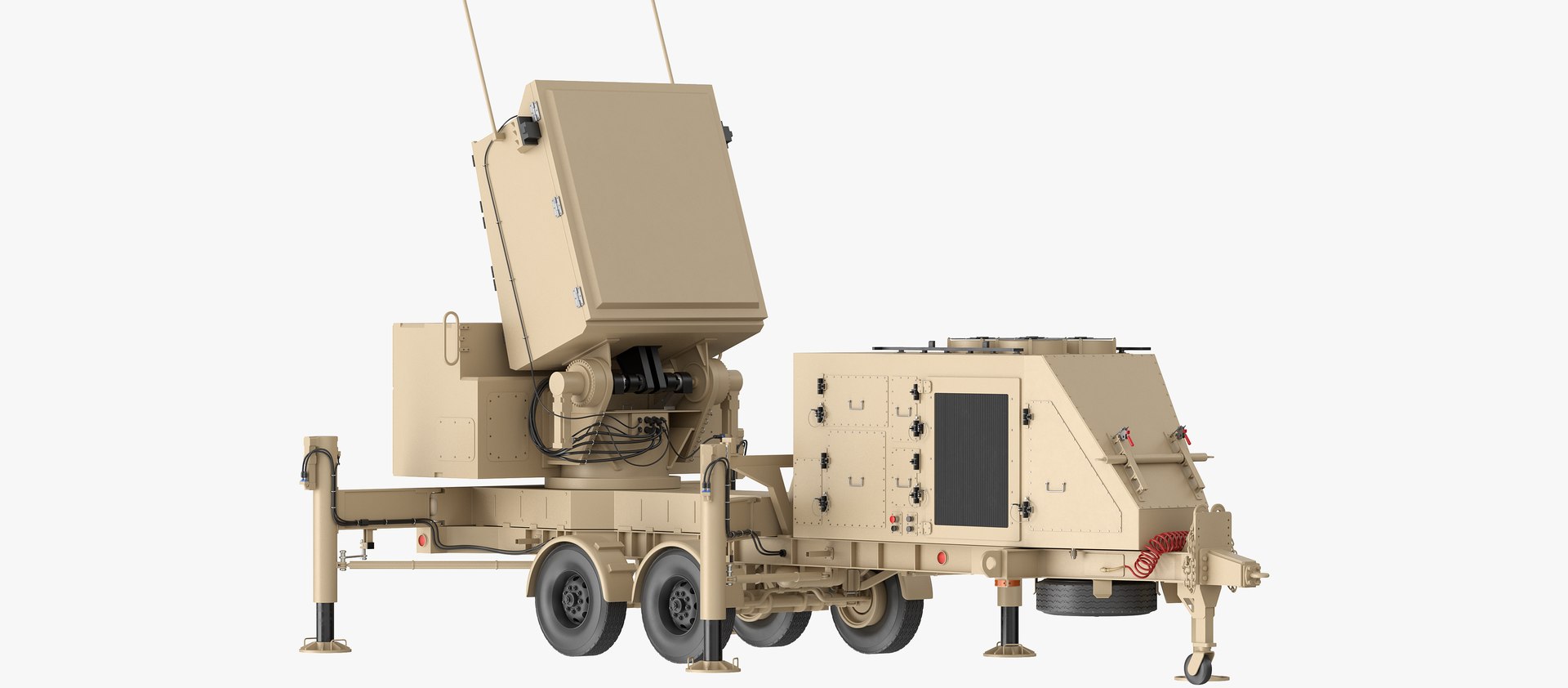 3D Raytheon GhostEye MR - Advanced Medium-range Radar For NASAMS Model ...