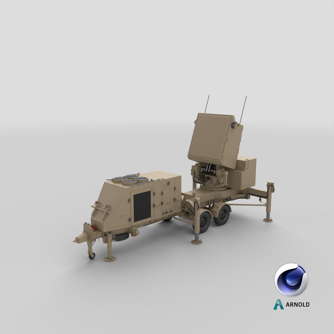 3D Raytheon GhostEye MR - Advanced Medium-range Radar For NASAMS Model - TurboSquid 2089592