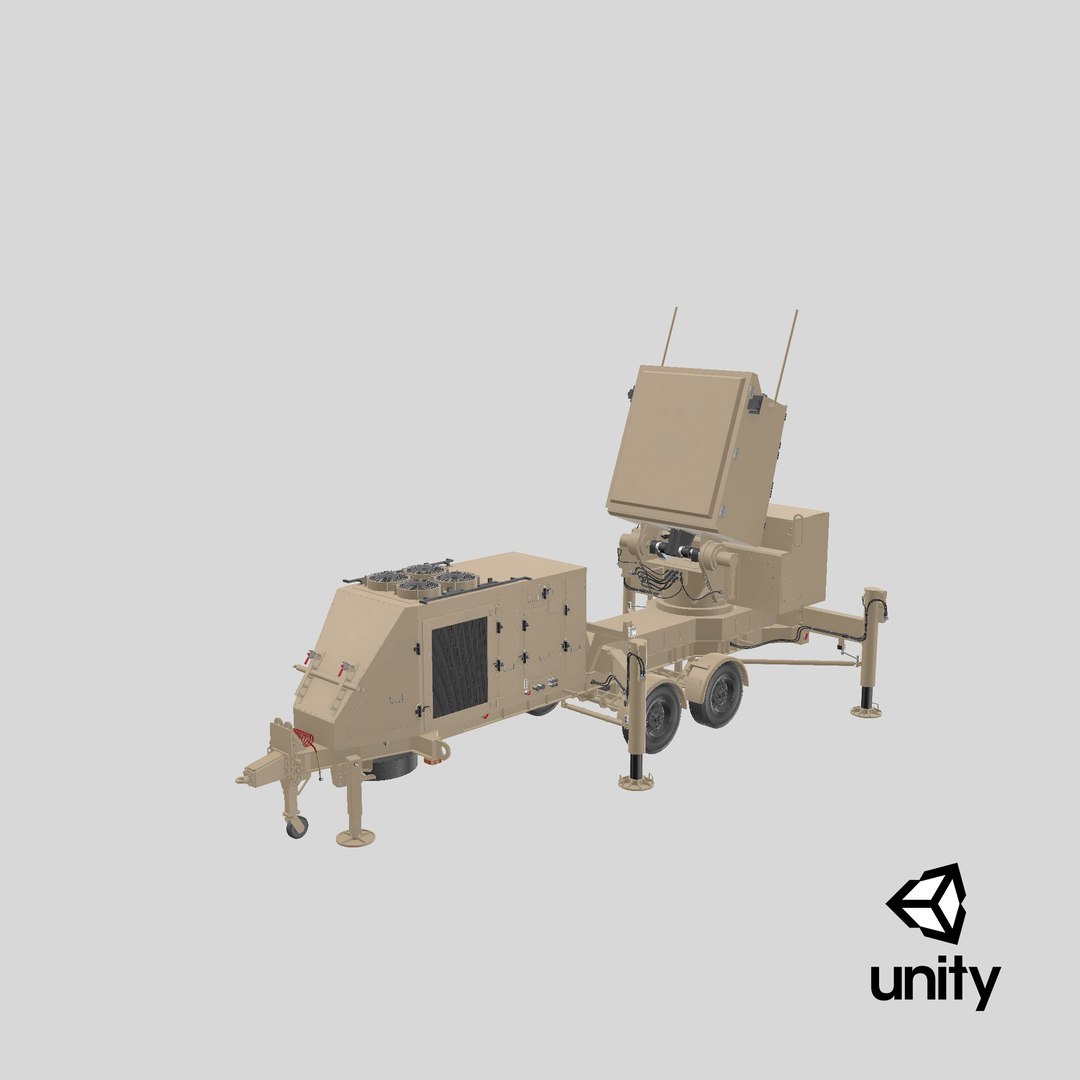 3D Raytheon GhostEye MR - Advanced Medium-range Radar For NASAMS Model ...