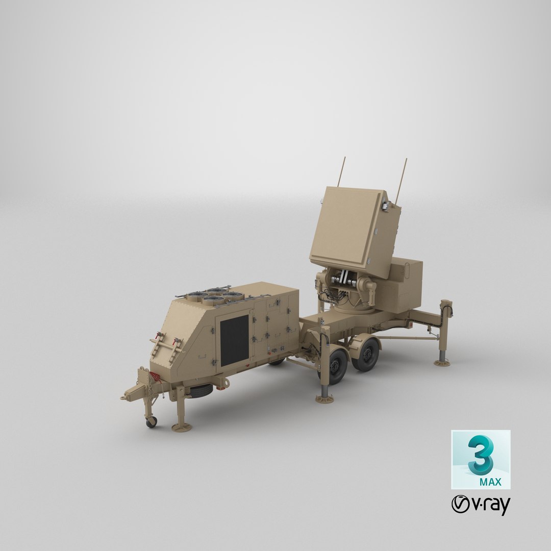 3D Raytheon GhostEye MR - Advanced Medium-range Radar For NASAMS Model - TurboSquid 2089592