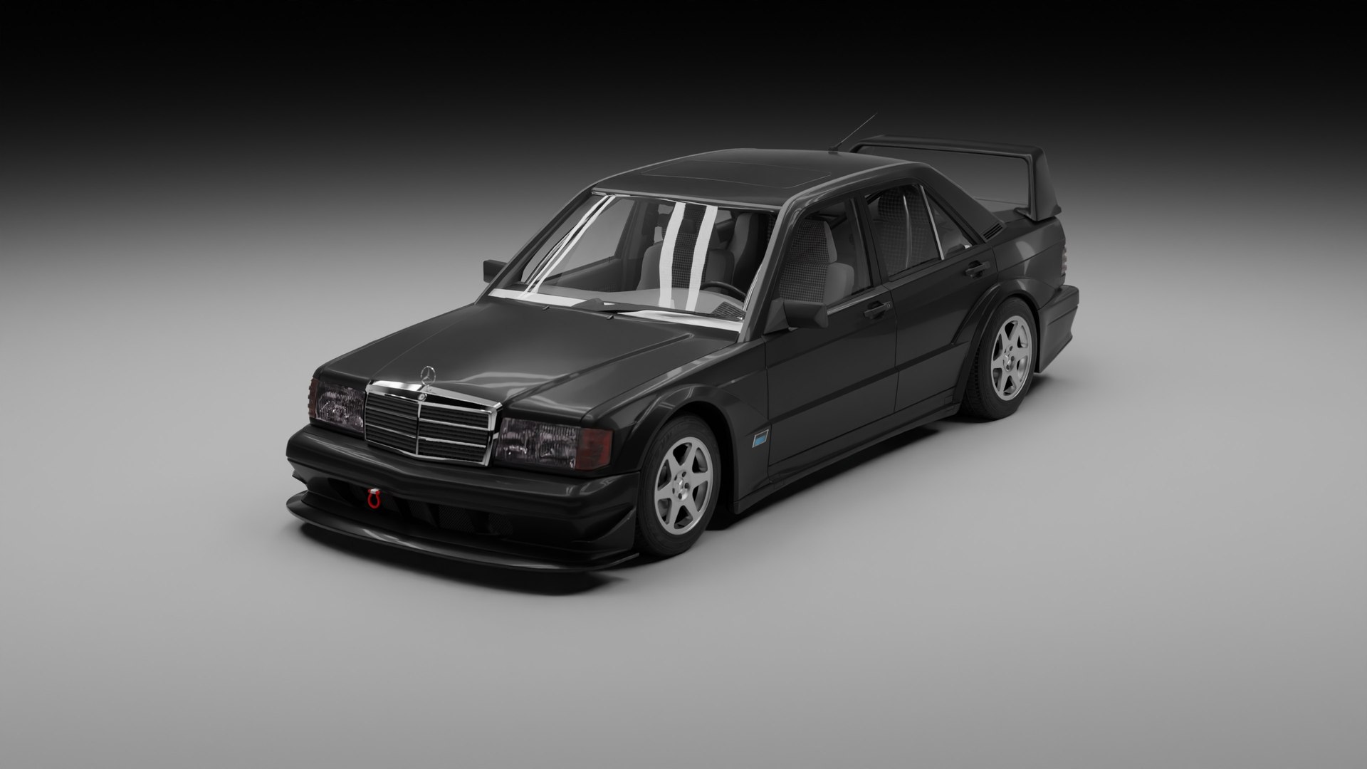 3D Mercedes Benz 190E 3D Model - TurboSquid 2071464