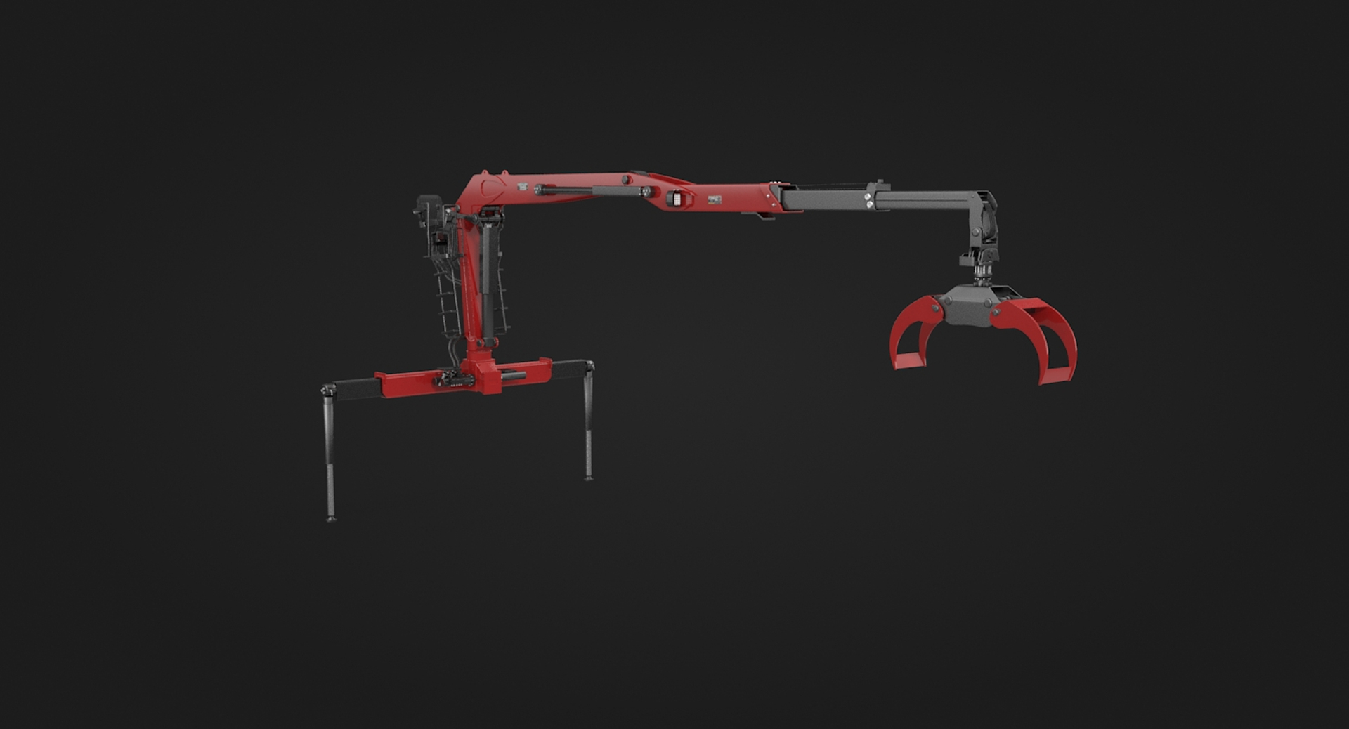 3D Timber Logging Crane - TurboSquid 1232974