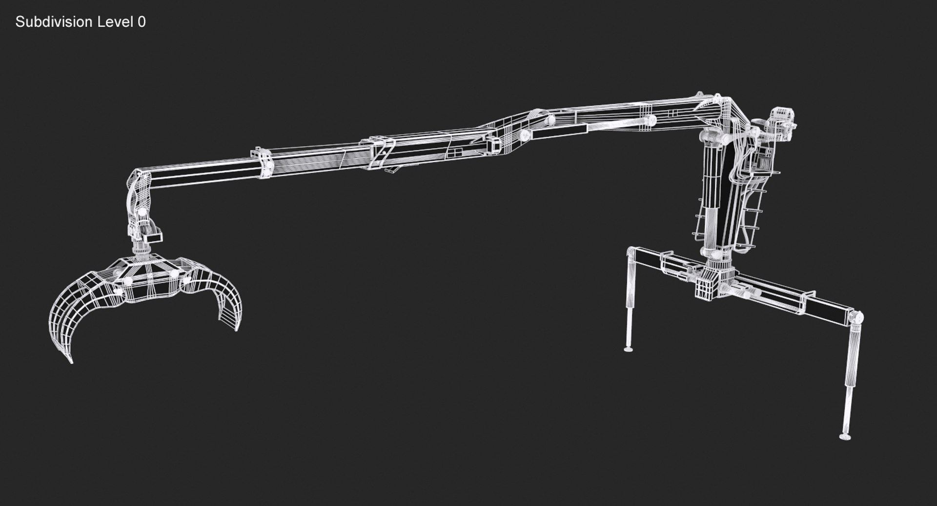 3D Timber Logging Crane - TurboSquid 1232974