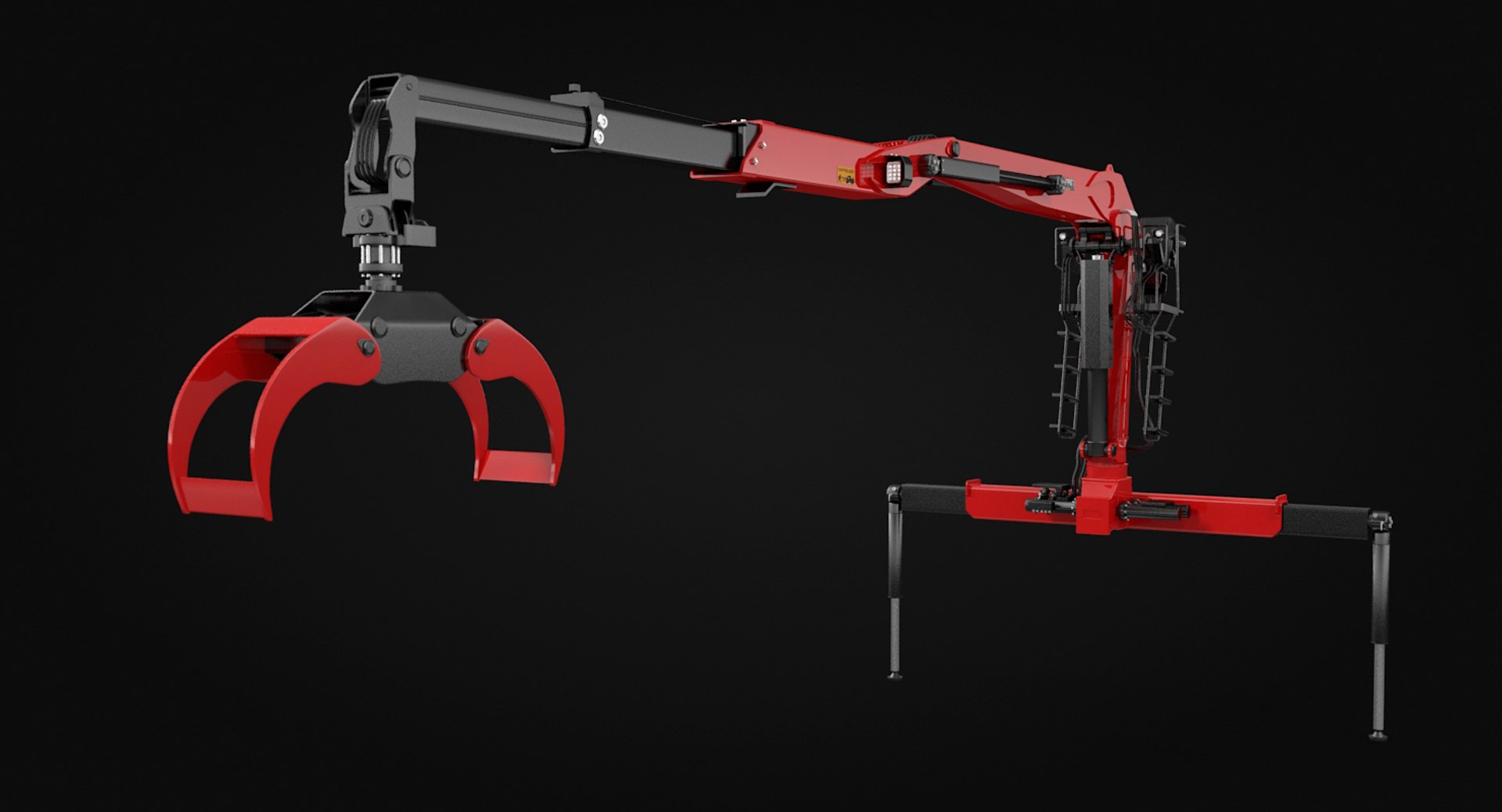 3D Timber Logging Crane - TurboSquid 1232974