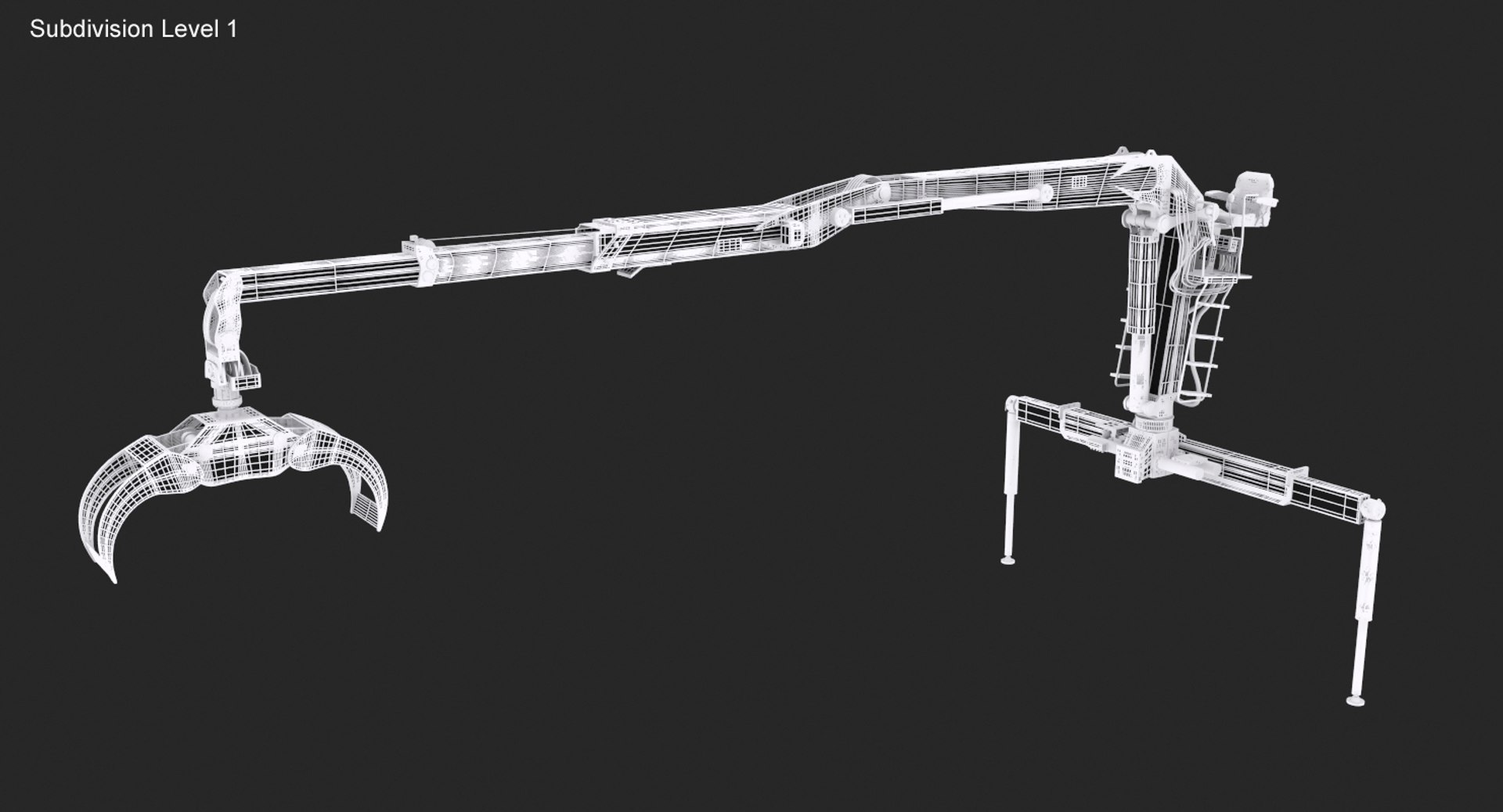 3D Timber Logging Crane - TurboSquid 1232974