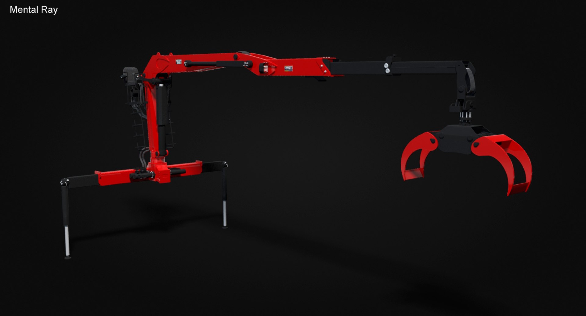3D Timber Logging Crane - TurboSquid 1232974
