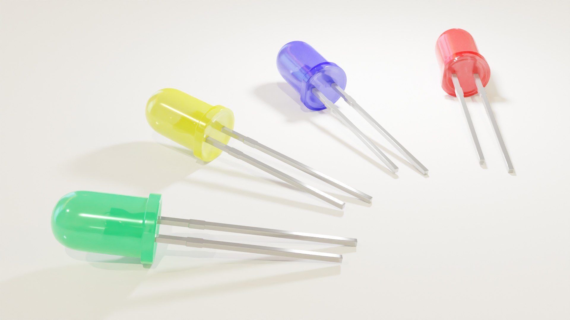 Color LED 3D Model - TurboSquid 2055459