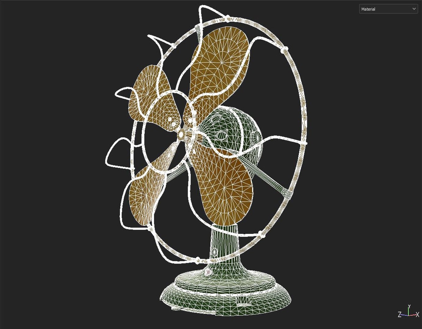 3D Table Fan - TurboSquid 2252892