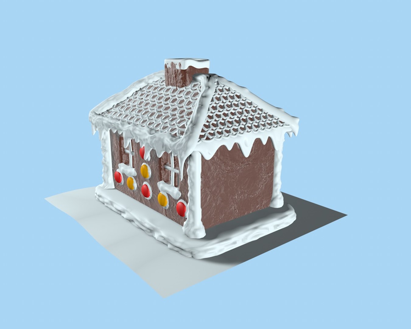 3D model gingerbread house - TurboSquid 1332999