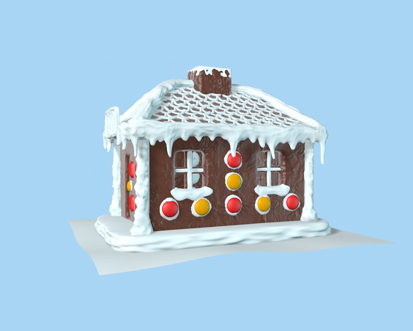 3D model gingerbread house - TurboSquid 1332999