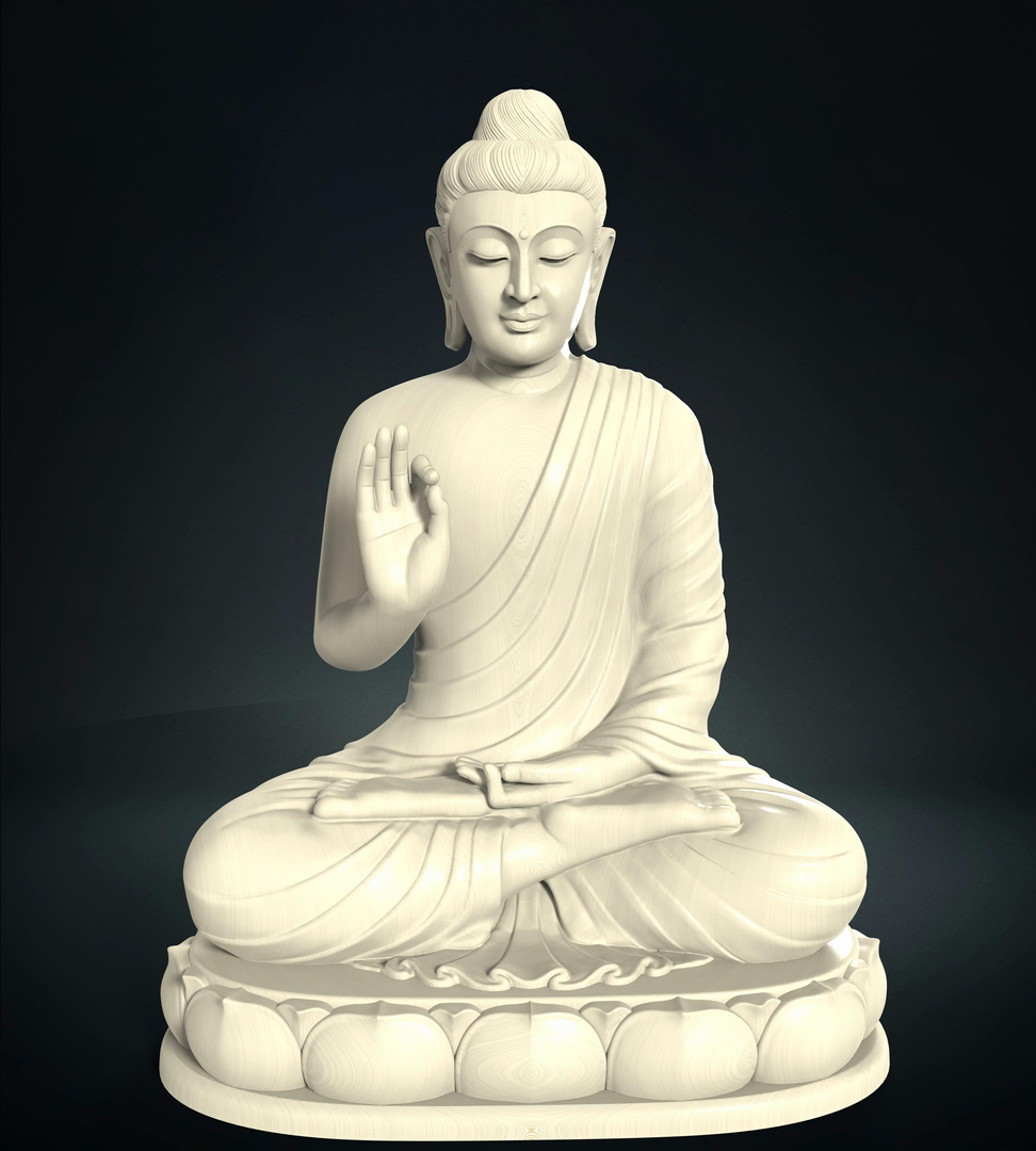 YanadaBon AbhayaMuni Buddha 3D Model - TurboSquid 2250209