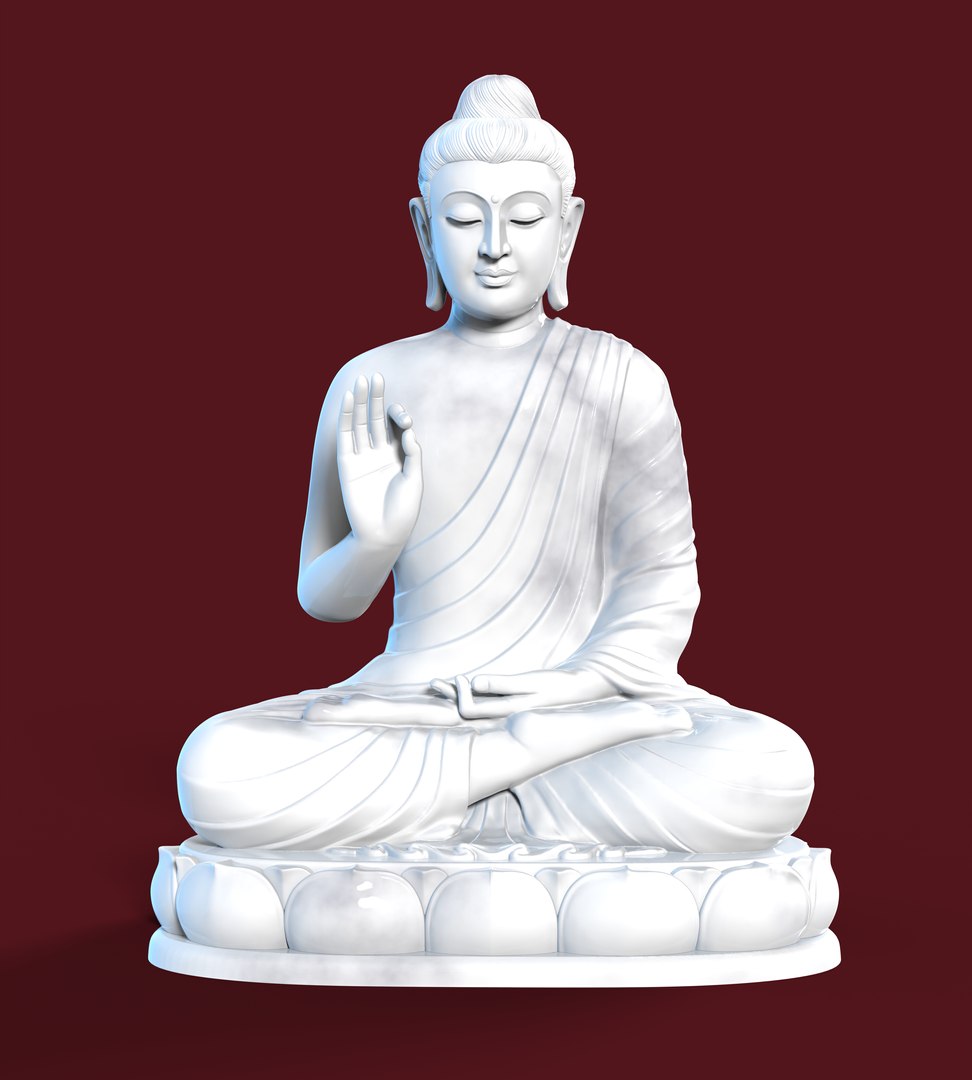 YanadaBon AbhayaMuni Buddha 3D Model - TurboSquid 2250209