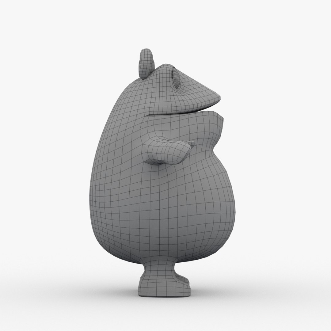 Korean Jinro Soju Toad Pink Character Model - TurboSquid 1917526