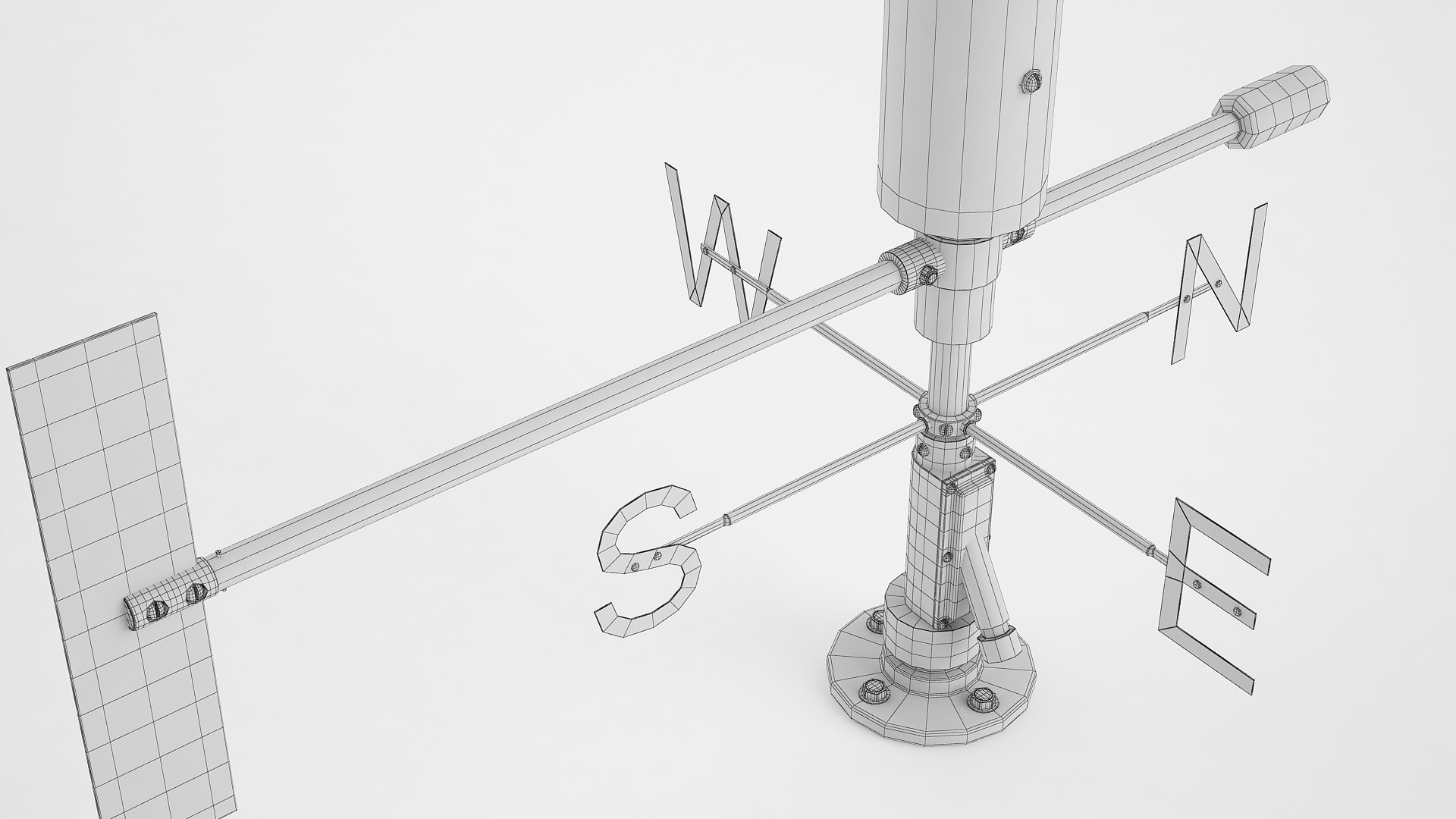Wind Speed Sensor 3D Model - TurboSquid 1712692