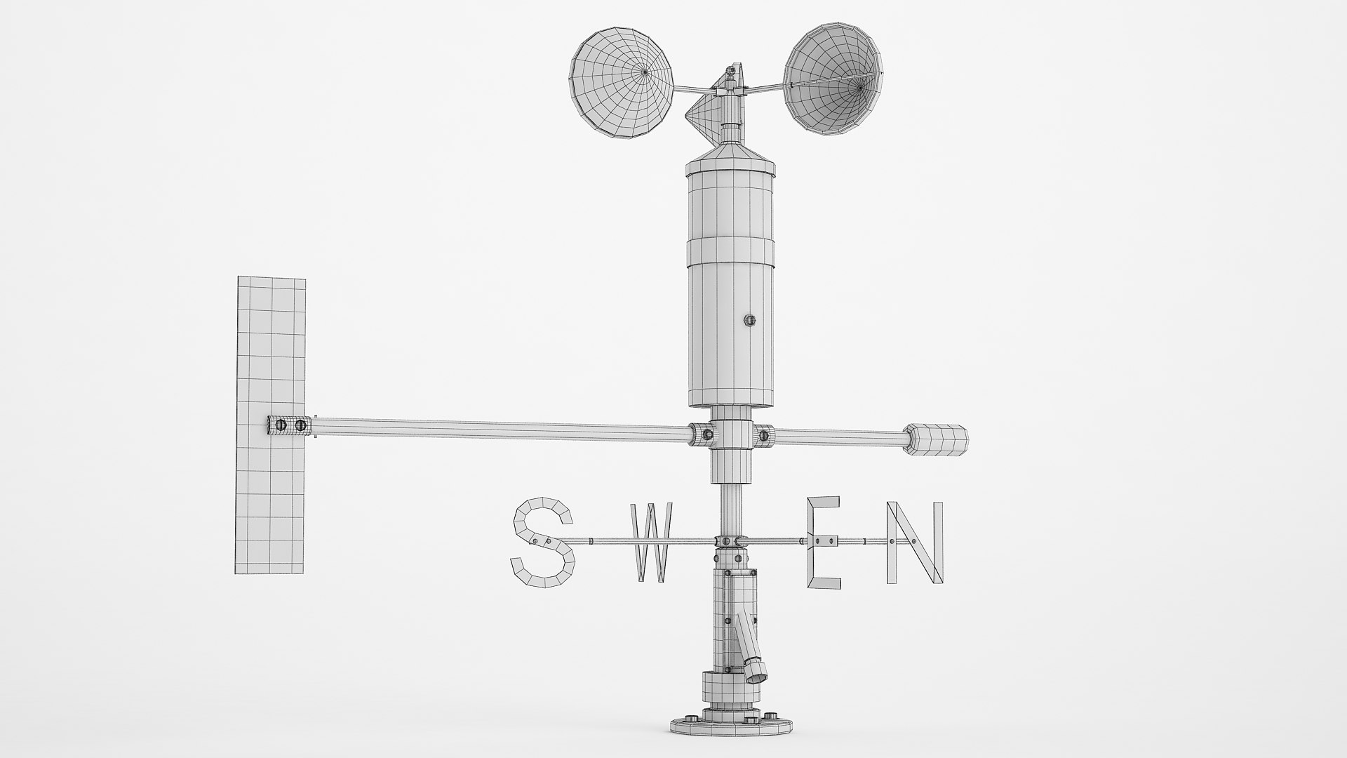 Wind Speed Sensor 3D Model - TurboSquid 1712692