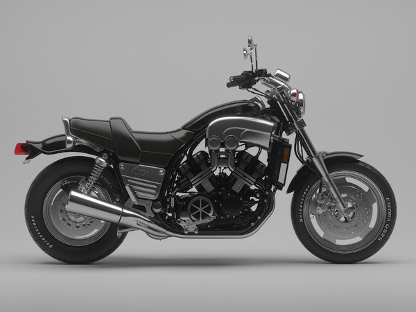 3d musclebike yamaha v-max 1200