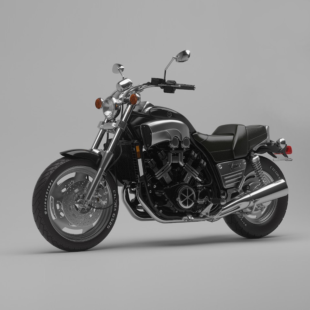 3d Musclebike Yamaha V-max 1200