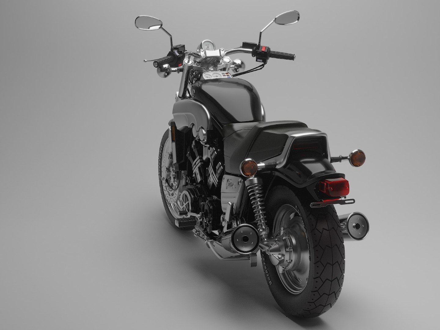 3d Musclebike Yamaha V-max 1200