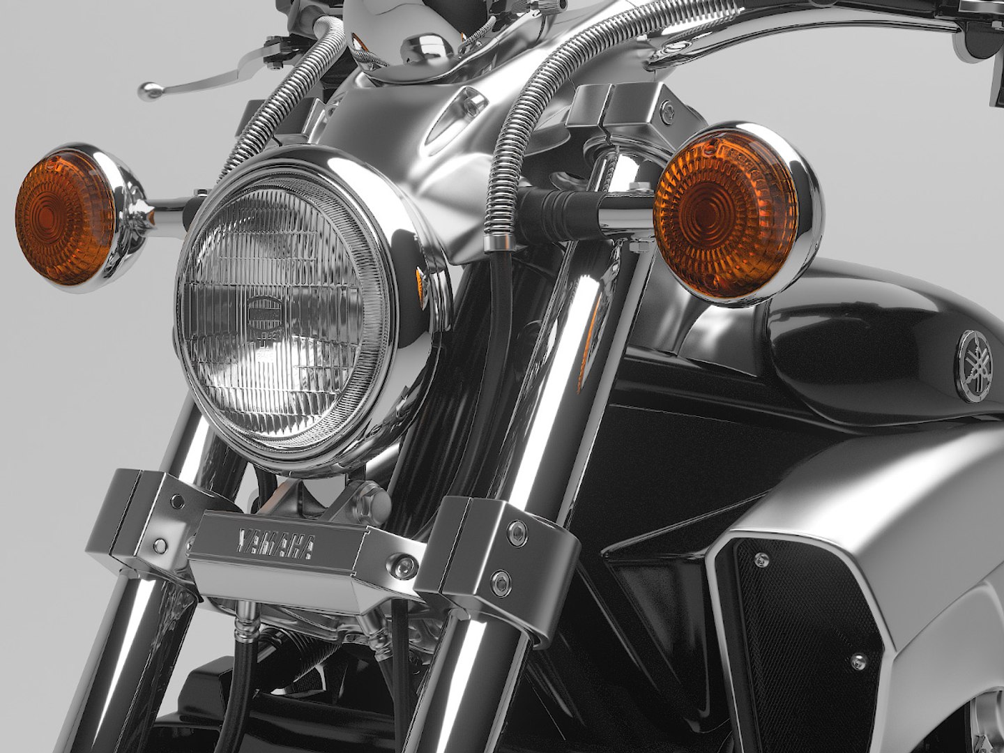 3d Musclebike Yamaha V-max 1200