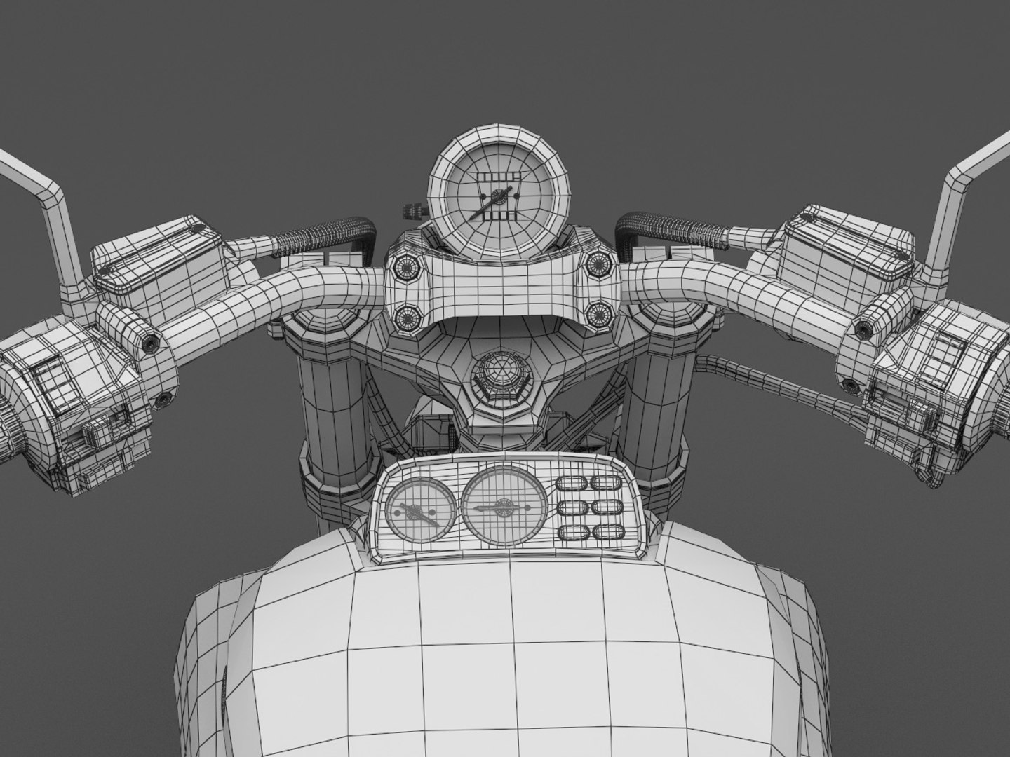 3d Musclebike Yamaha V-max 1200