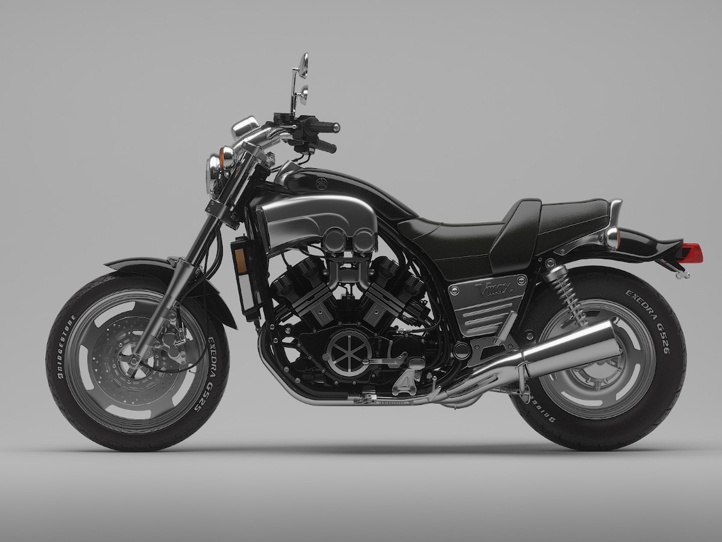 3d Musclebike Yamaha V-max 1200
