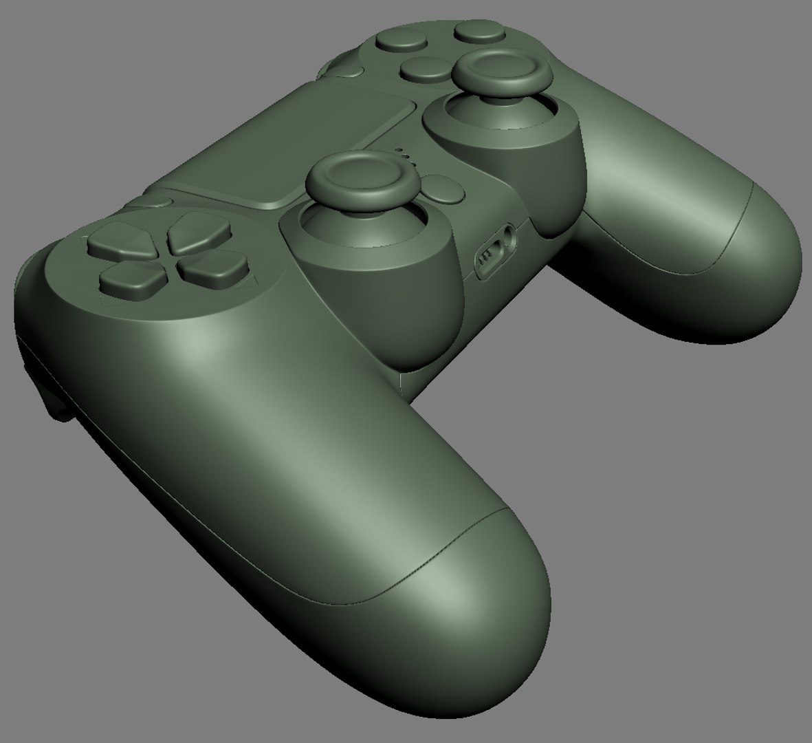 sony playstation 4 controller 3d c4d