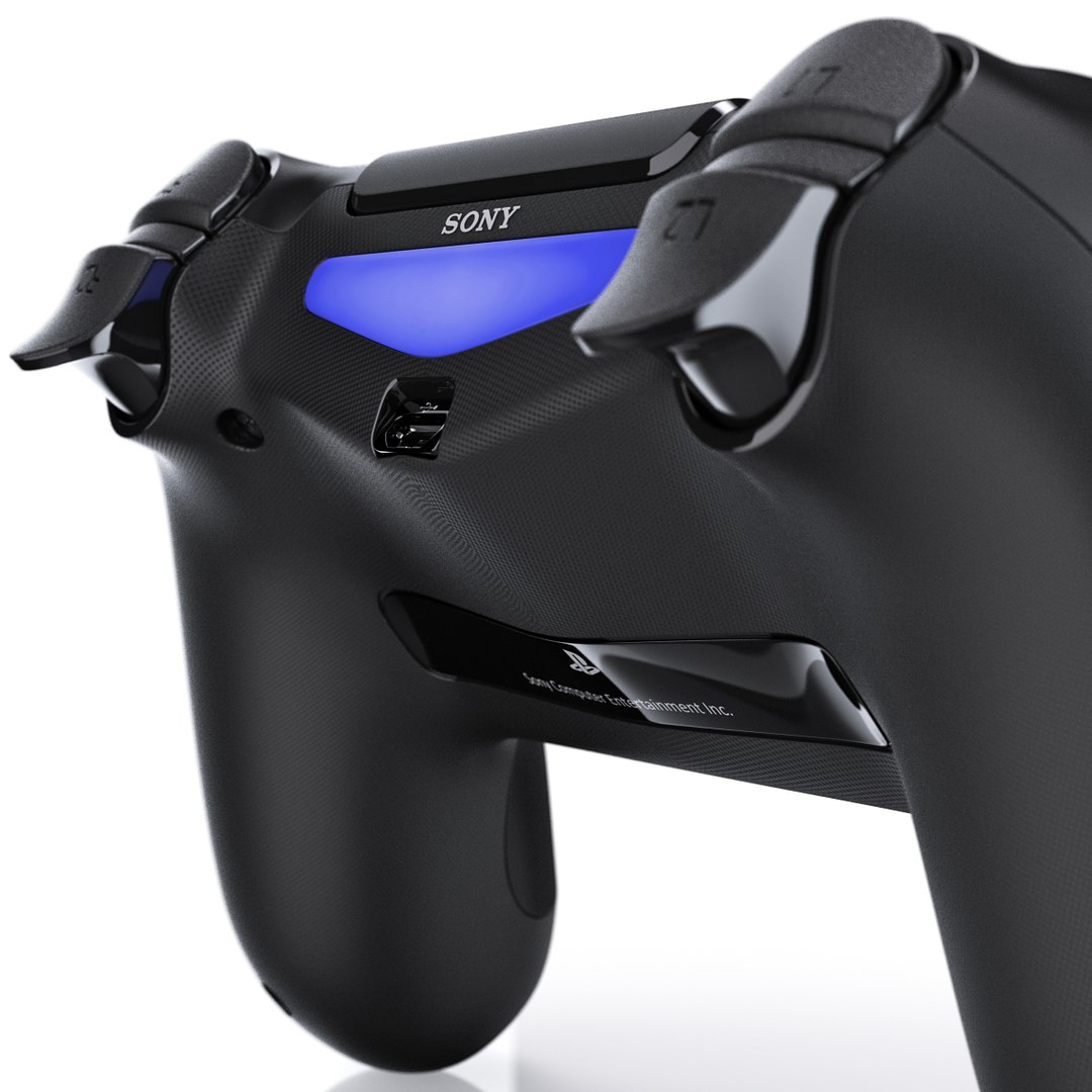 sony playstation 4 controller 3d c4d