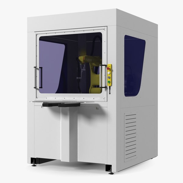 Enclosed Compact Robotic Welding Cell 3D model - TurboSquid 1878019
