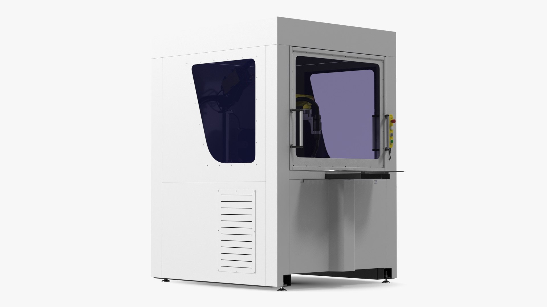 Enclosed Compact Robotic Welding Cell 3D model - TurboSquid 1878019