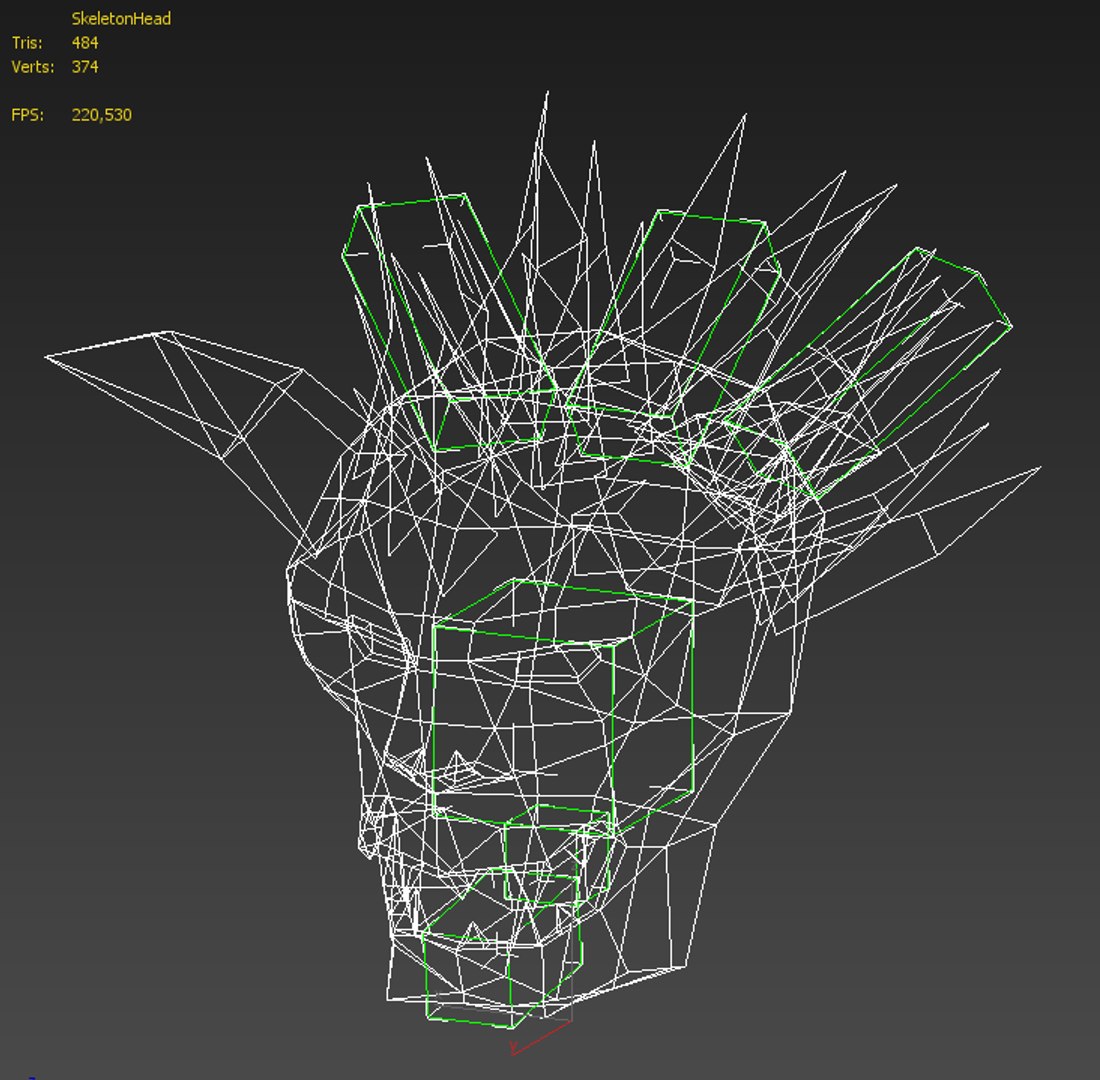 3d Model Skeleton Head