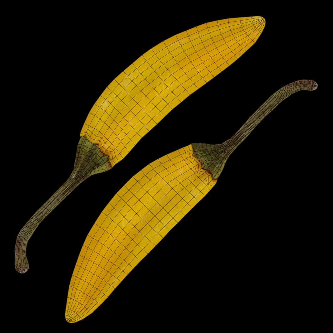 Chilli Peppers 3D Model - TurboSquid 1793968